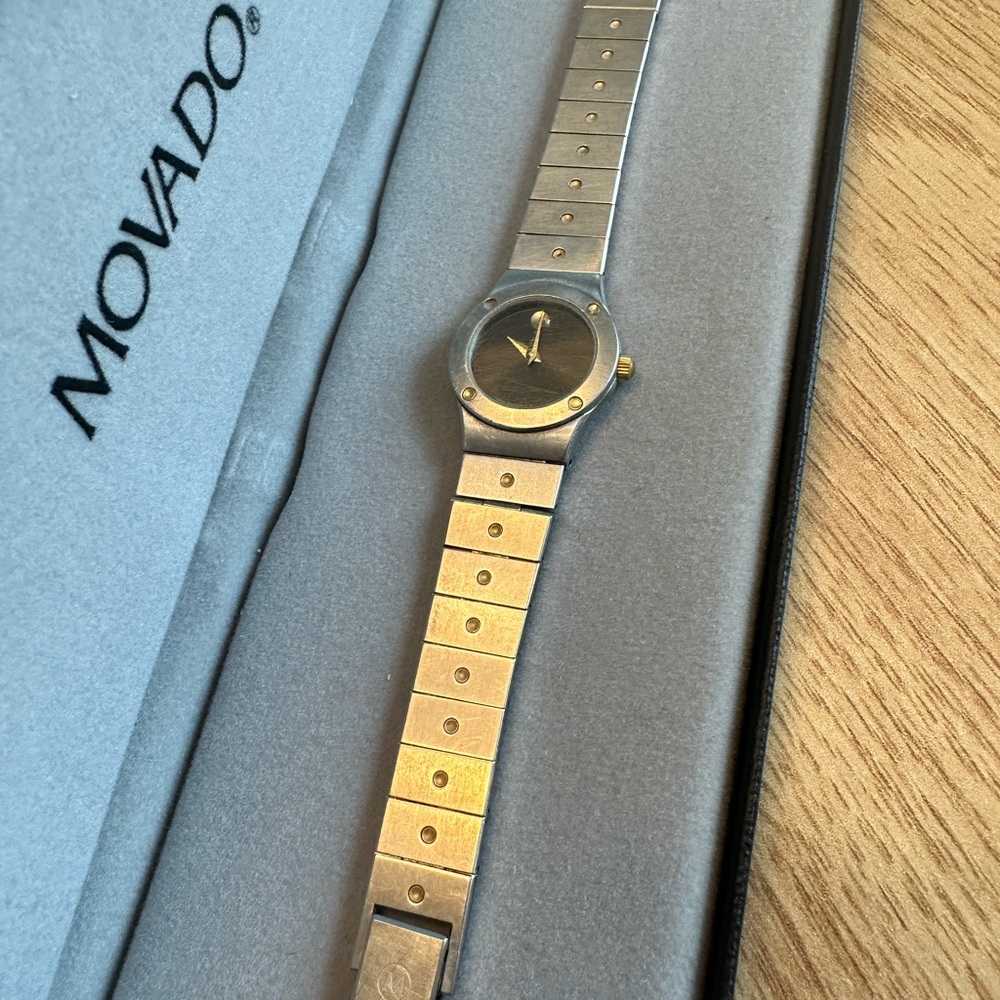 Rare Ladies Movado Museum Watch 1992 In Fabulous Cond… - Gem